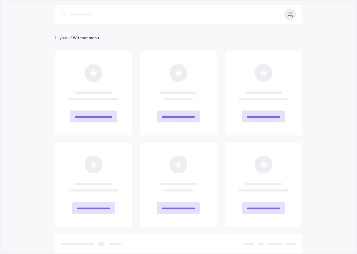 Without menu - Layouts | Vuexy - Bootstrap Admin Template